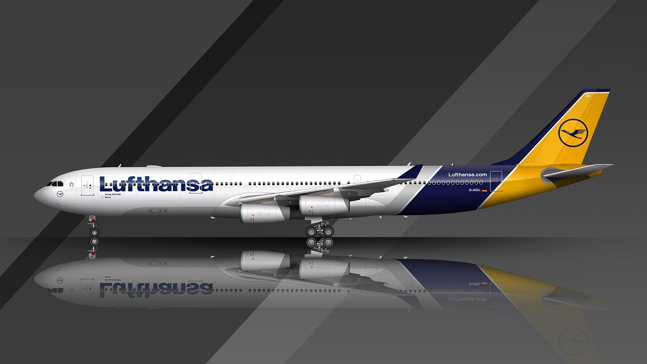 I redesigned the Lufthansa livery (all new branding!) - YouTube