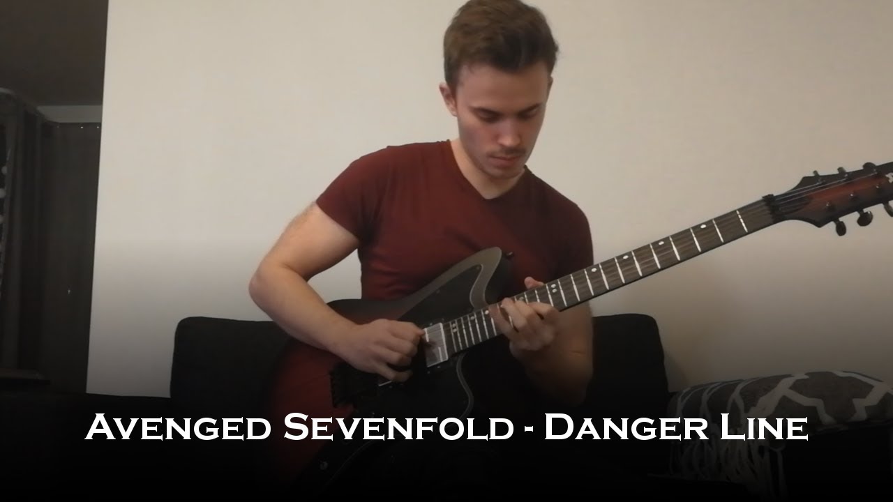 Avenged Sevenfold - Danger Line (Guitar Cover + Solo) - YouTube
