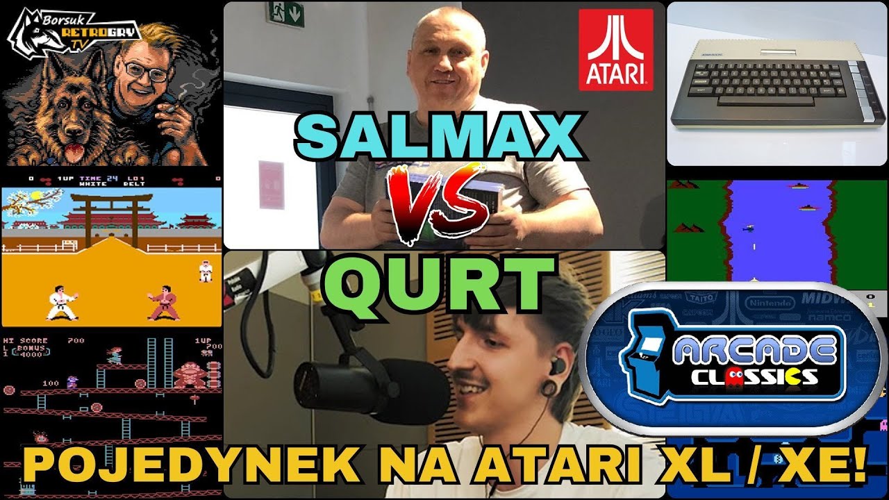 Borsuk Retro Gry TV: SALMAX vs QURT - REWANŻ! Pojedynek generacji w ...