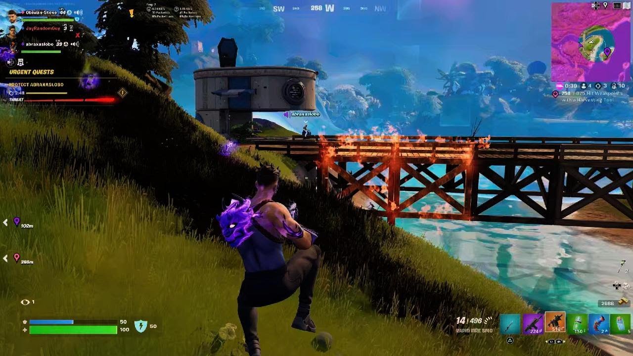 Fortnite C3S4 Rocky Reels to Sanctuary Bridge N - YouTube