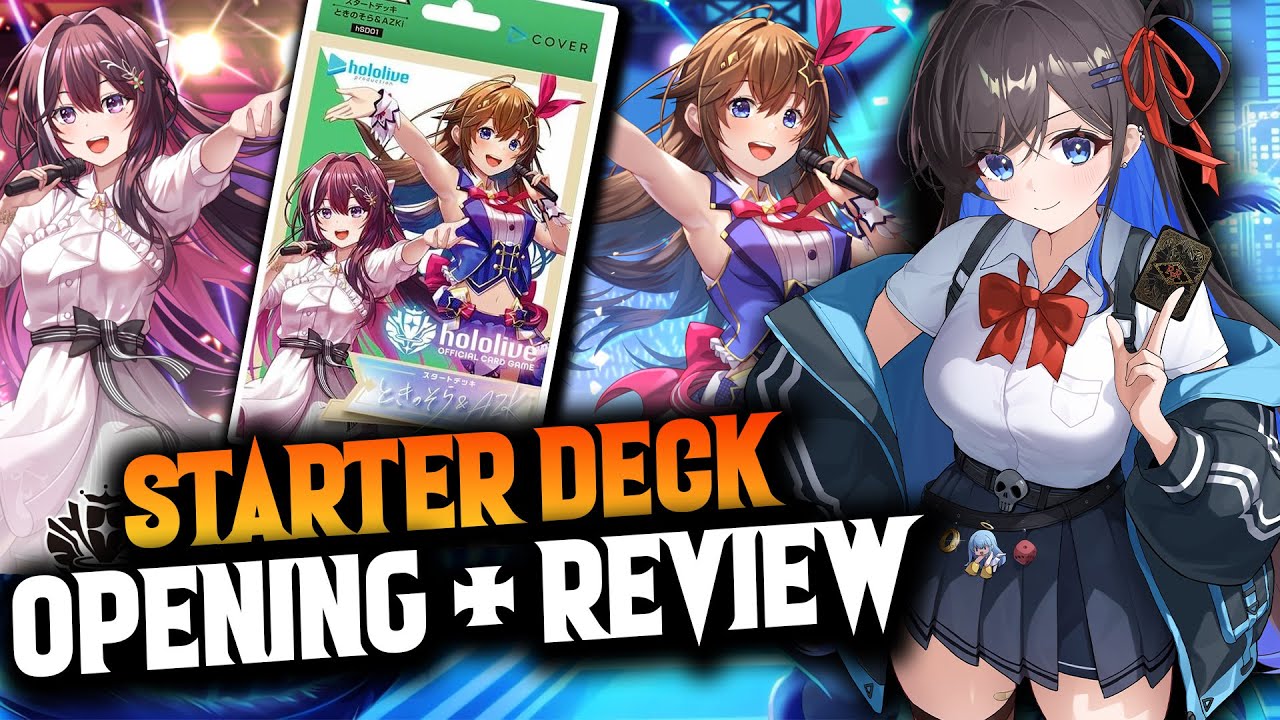 hololive Official Card Game Starter Deck Opening and Review! - YouTube
