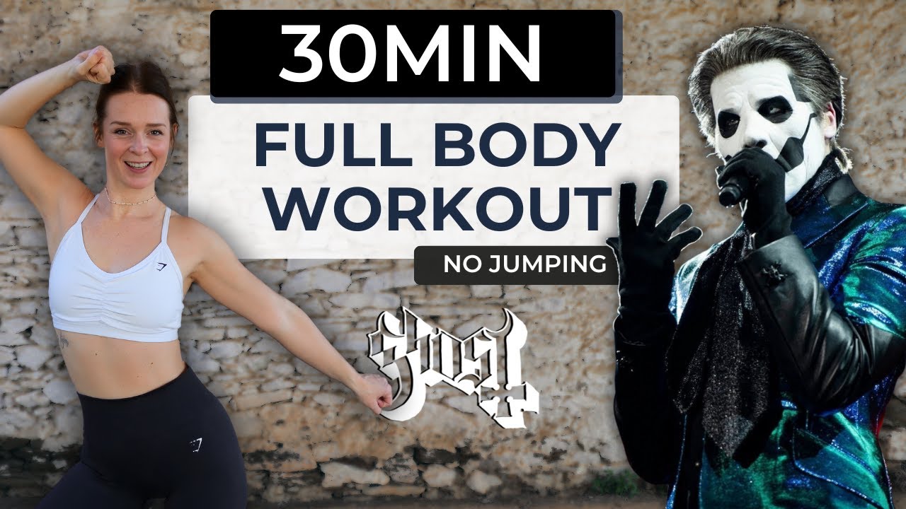 NO SOUND - 30 MIN NO JUMPING HIIT | GHOST WORKOUT | Full Body Workout ...