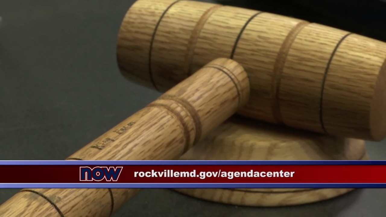 Rockville Mayor and Council Gavel Gift - YouTube