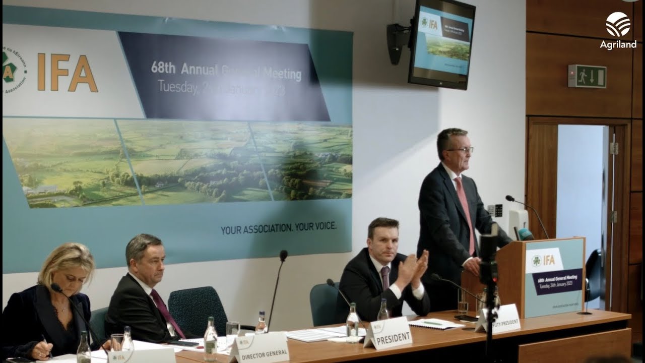 Irish Farmers Association AGM 2023 - YouTube