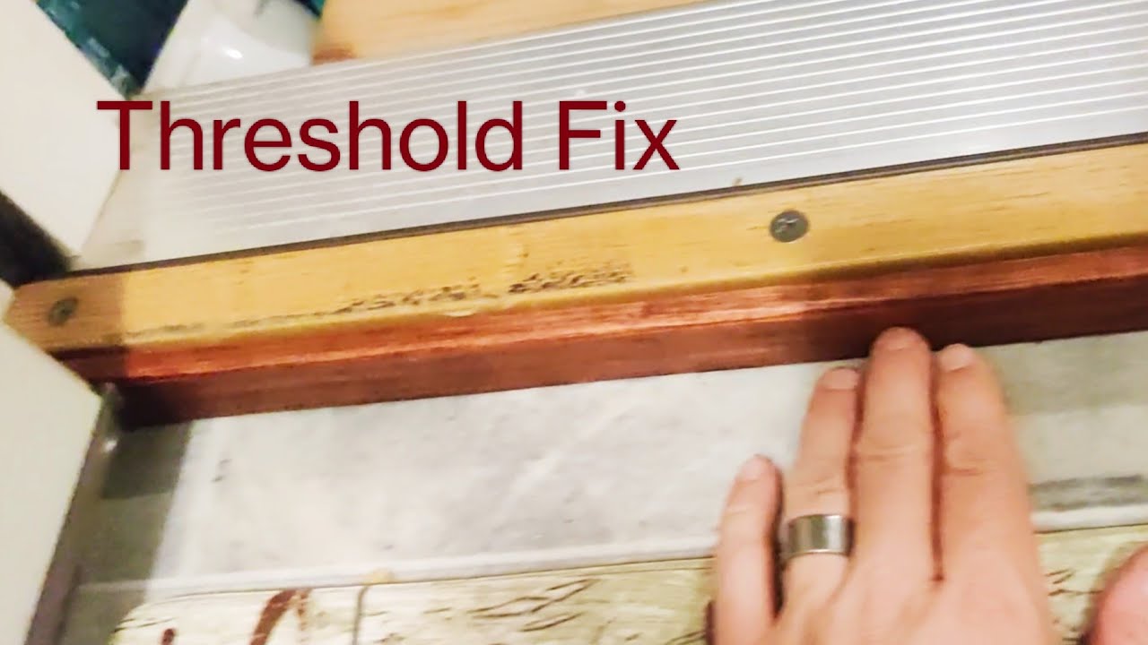 Fixing a Door Threshold... so simple! - YouTube