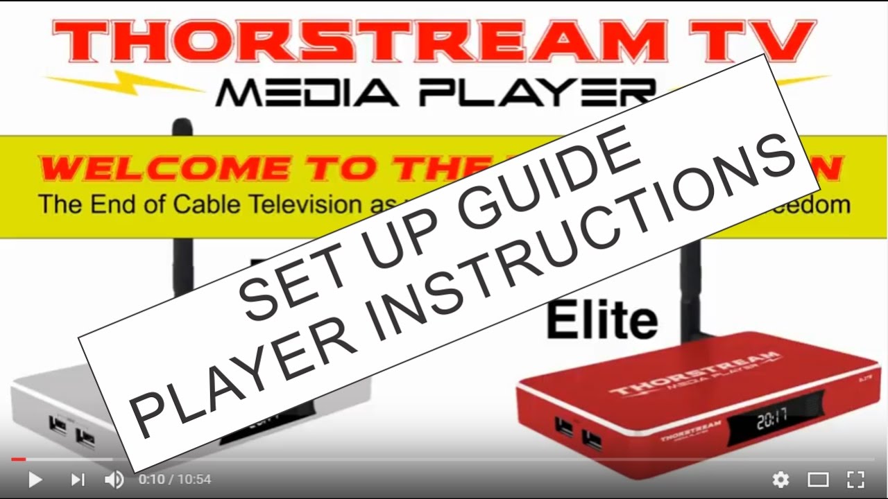 Thorstream Media Player Instructions and Set Up | Thorstream TV Media Box How To Video - YouTube