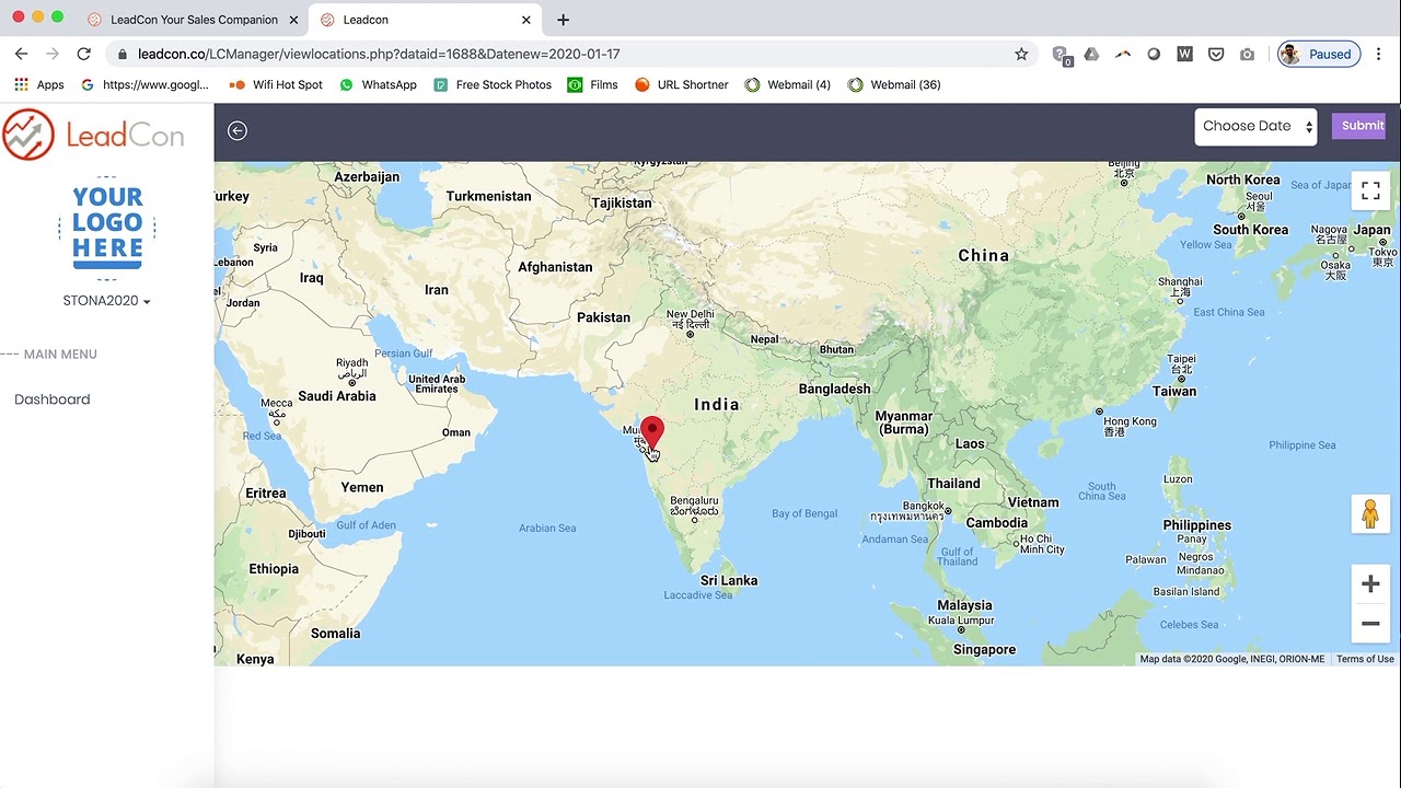Track your teams over GPS for Meetings Visits - YouTube