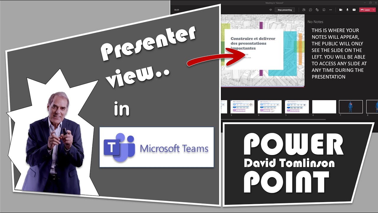 Presenter View in Microsoft TEAMS David TOMLINSON - YouTube