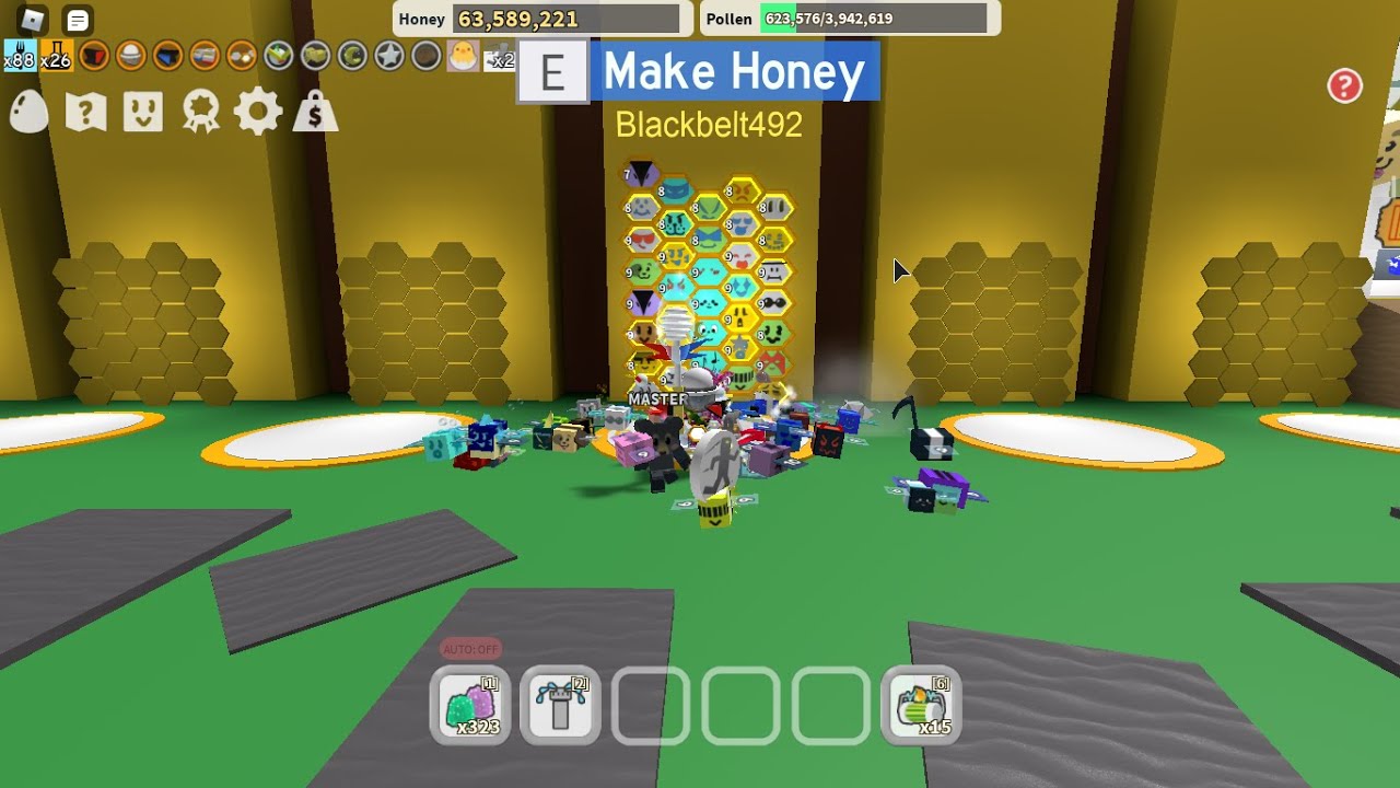 Roblox Bee Swarm Simulator - 5 Pollen Collecting Tips - YouTube