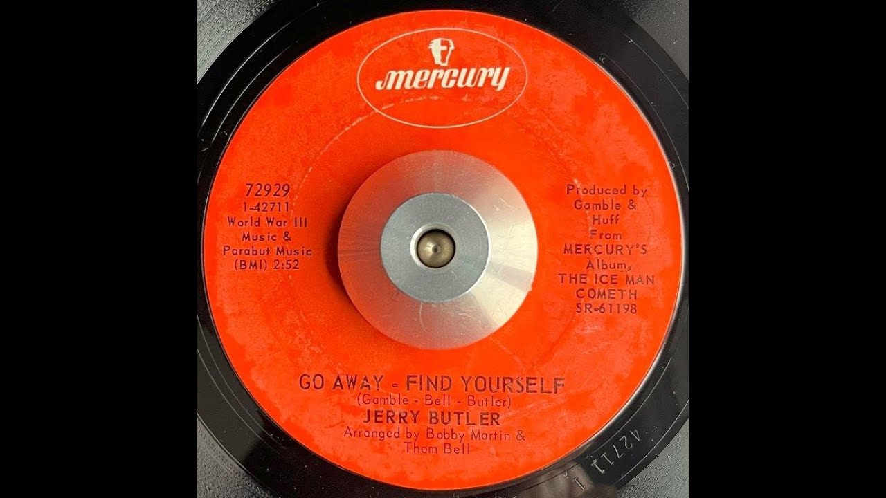 Jerry Butler Go Away, Find Yourself - YouTube