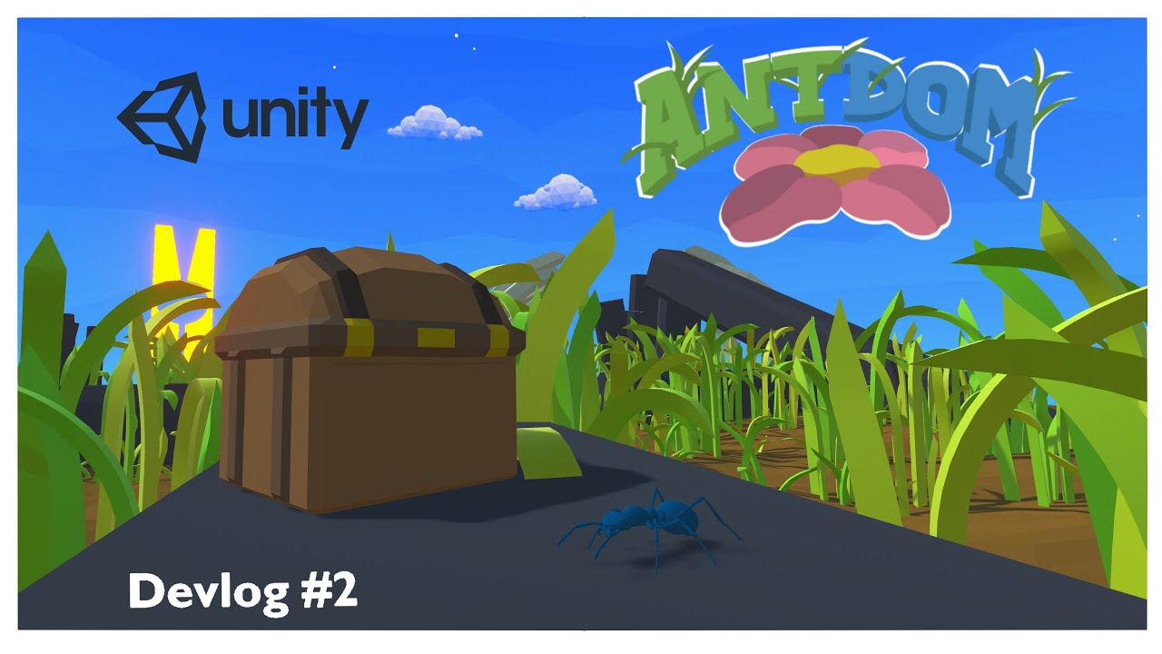 Antdom Devlog #2 - Enemy AI, Inventory Chest, and Logo - YouTube