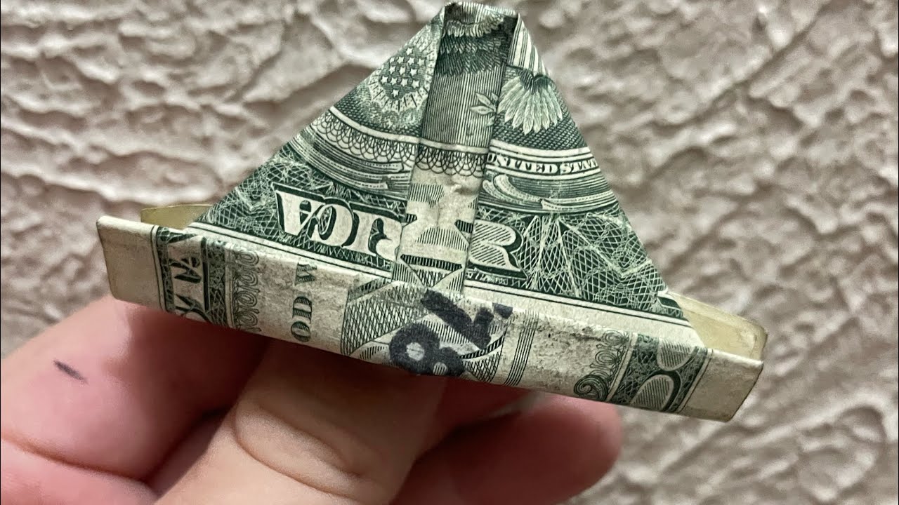 How to make paper boat out of money - YouTube