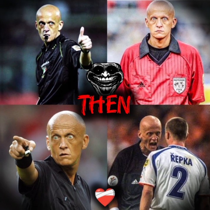 Scariest Referee of all time 🔥😈🗿 #shorts#referee#collina#var#football# ...