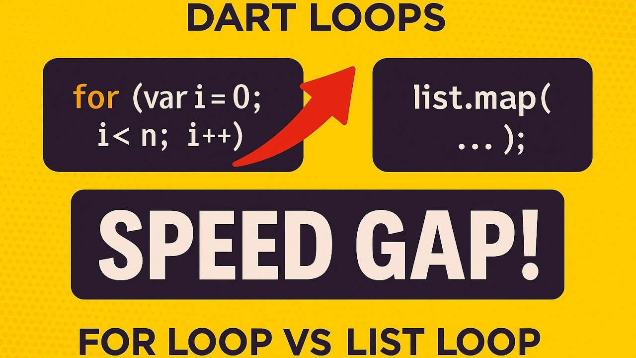 The Real Difference Between For Loops and List Loops in Dart | Dart Loops for Flutter ...