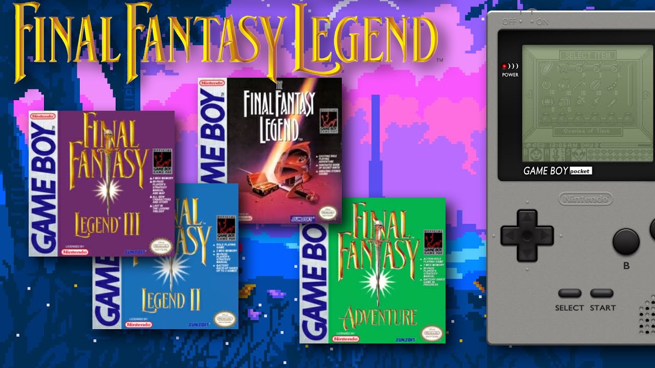 Todos los Final Fantasy Adventure para Game boy - YouTube