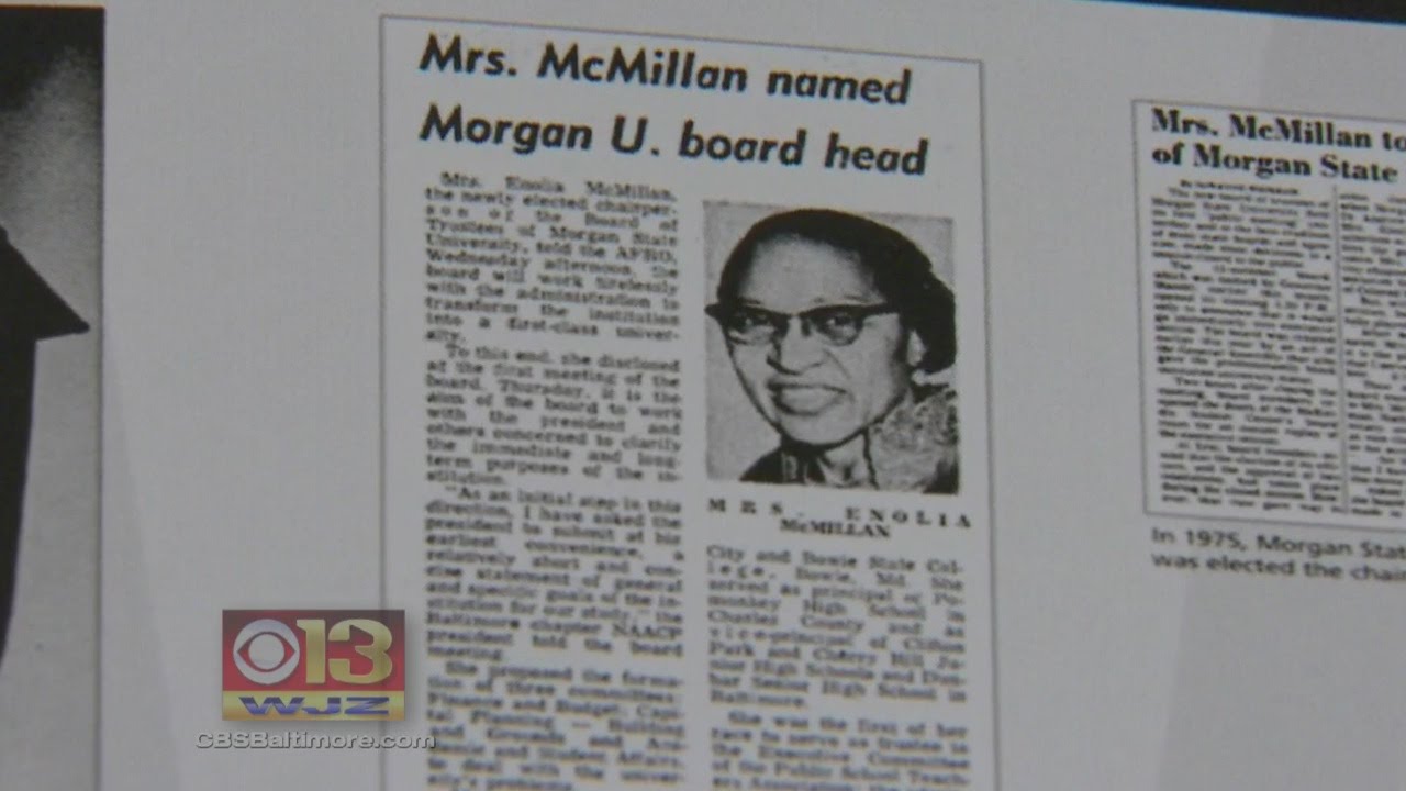 Morgan State University Honors Civil Rights Leader Enolia McMillan ...