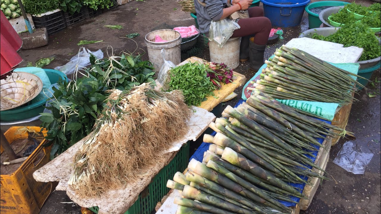 Pakse Laos , Dao Heuang Market 2018 - YouTube