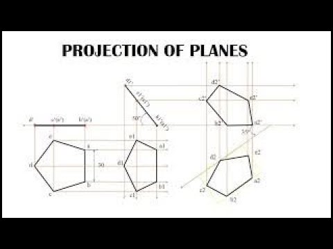 UNIT : 2 - Lecture : 6 - Projection of Planes ( Inclined to Both The ...