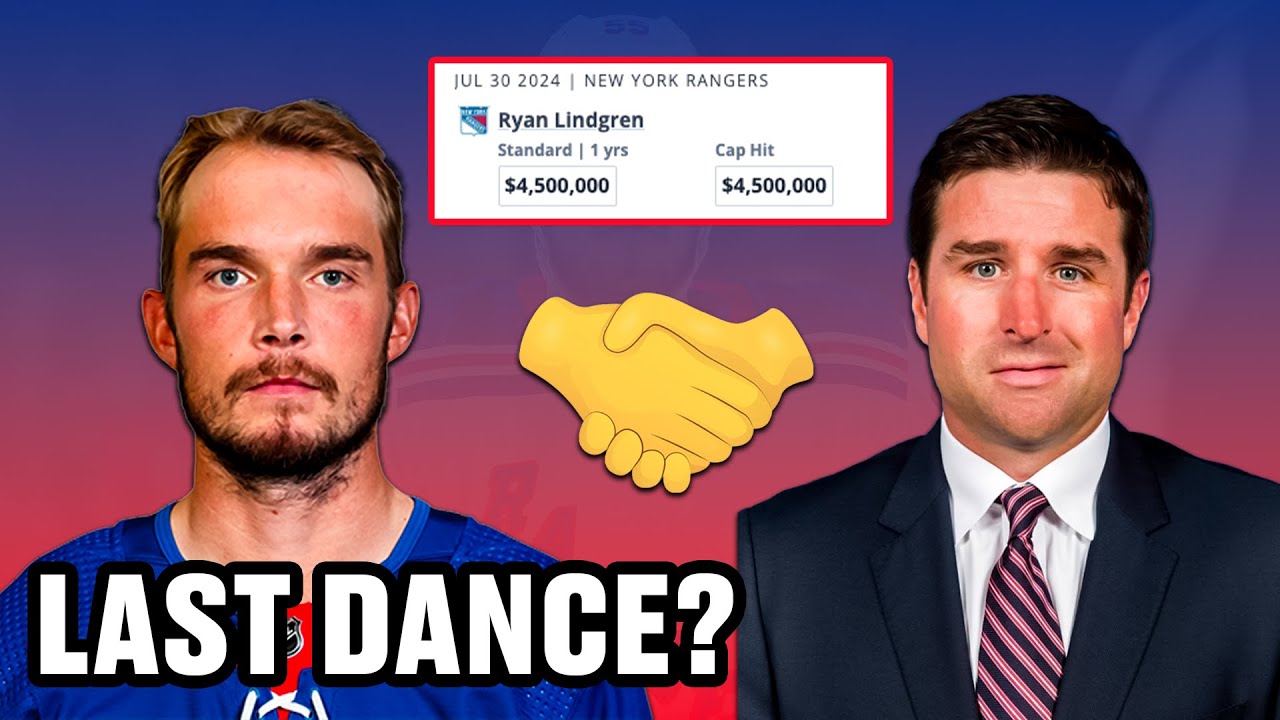What the Ryan Lindgren contract means for the Rangers future - YouTube