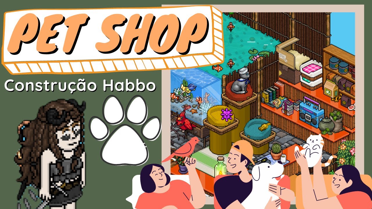 Pet Shop - Construção Habbo - YouTube