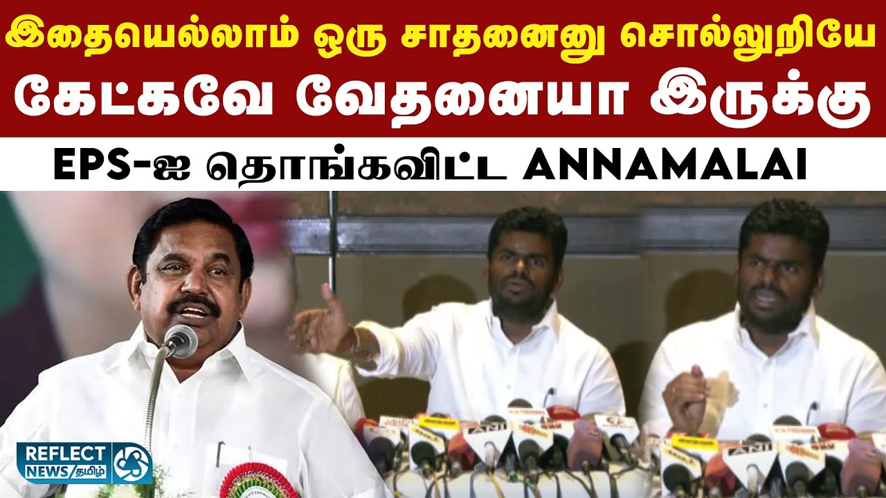 கிணற்று தவளை மாதிரி பேசுகிறார் EPS - BJP Annamalai | MGR | Annamalai Vs Edappadi Palanisamy ...