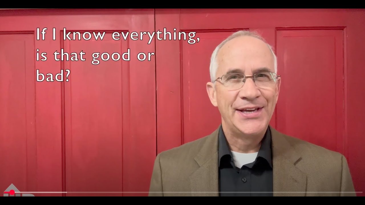 The Question for Today - Do I have to know everything? - YouTube