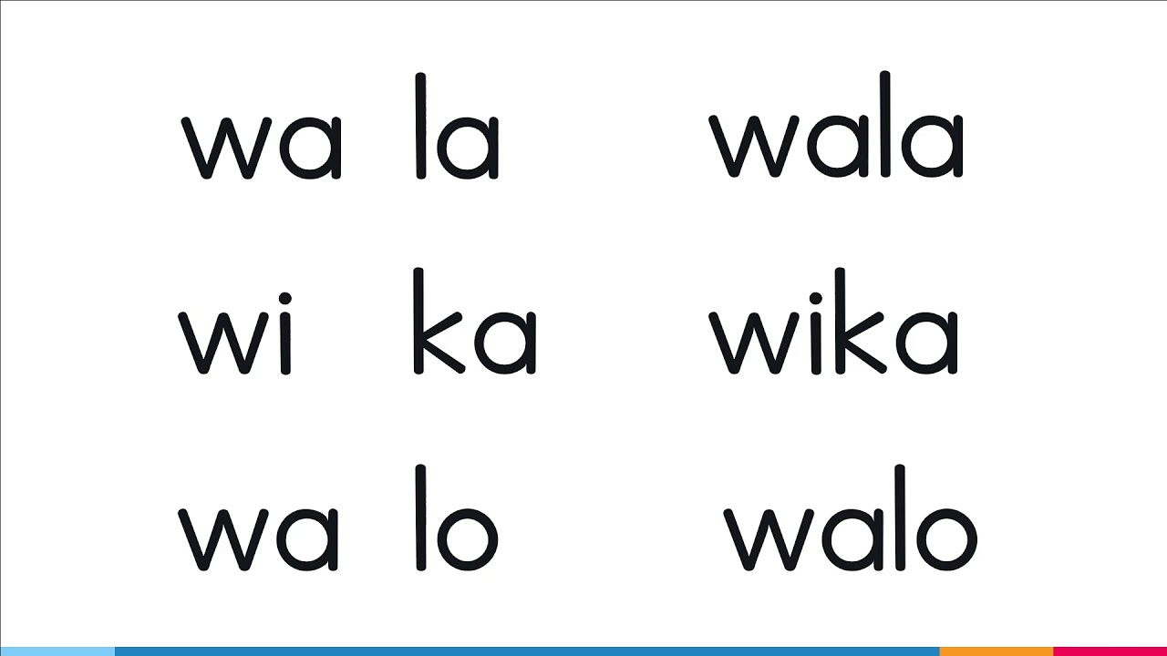 Marungko Aralin 23 (W) - YouTube