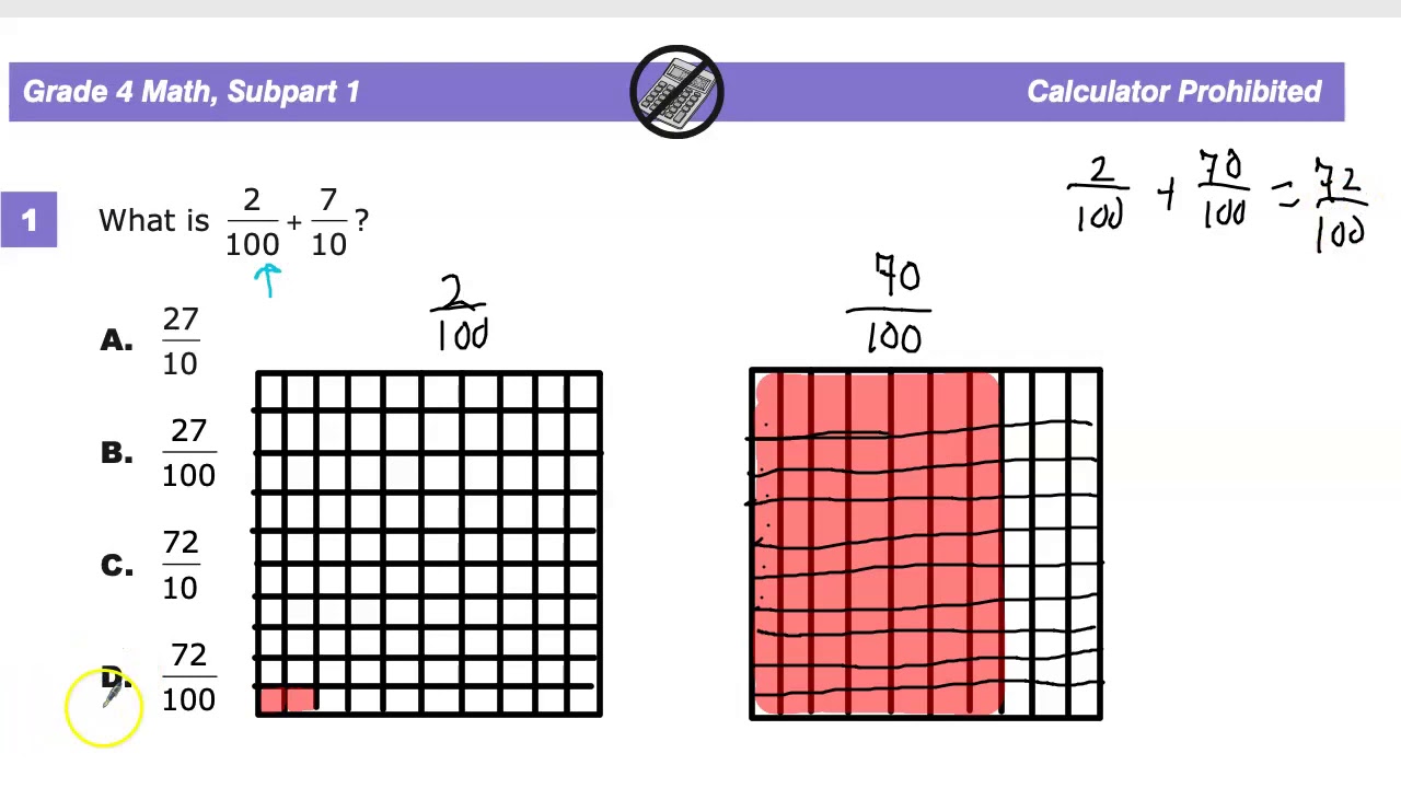 Question 1 - Grade 4 Math - TNReady Practice Test - YouTube