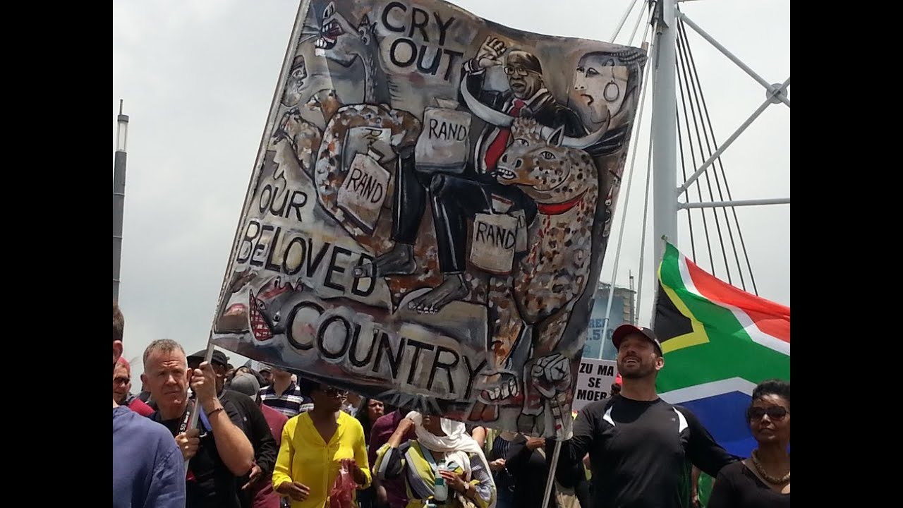 Zuma Must Fall | 16 December 2015 | Nelson Mandela Bridge Braamfontein ...