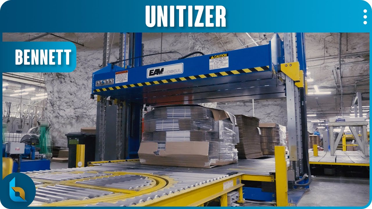 Unitizer | Bennett | Corrugated Manufacturing Machinery - YouTube