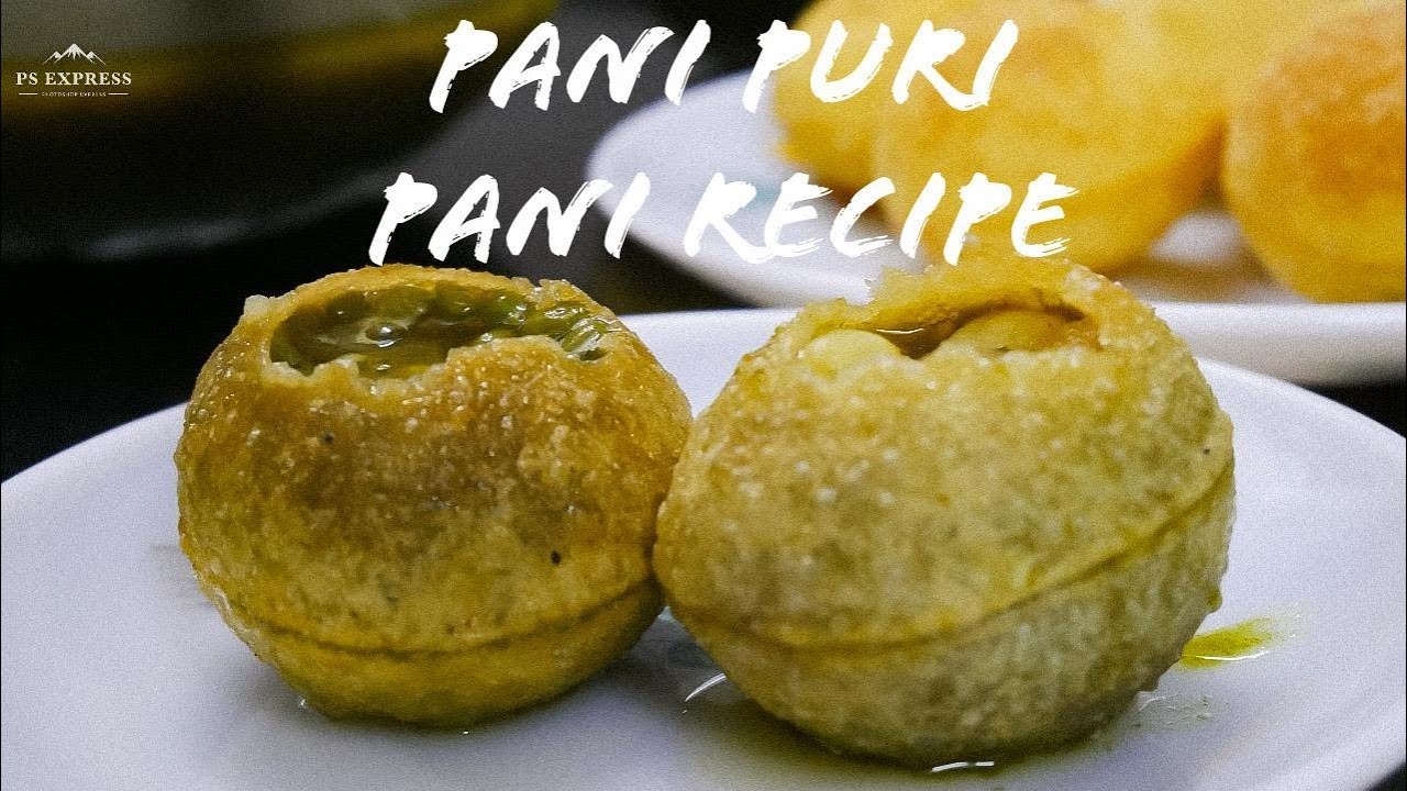 How to make Tasty Pani Puri at Home | Pani Puri's Pani Recipe - YouTube