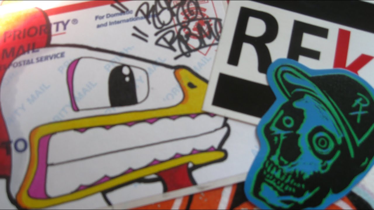 Rek Graffiti Sticker Trade - YouTube