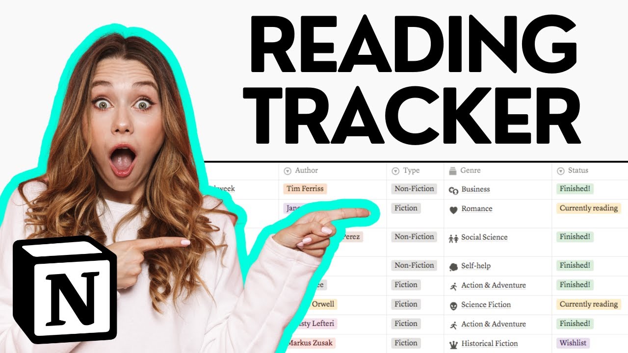 The ULTIMATE Reading Tracker Setup in Notion! 📚⚡️ - YouTube