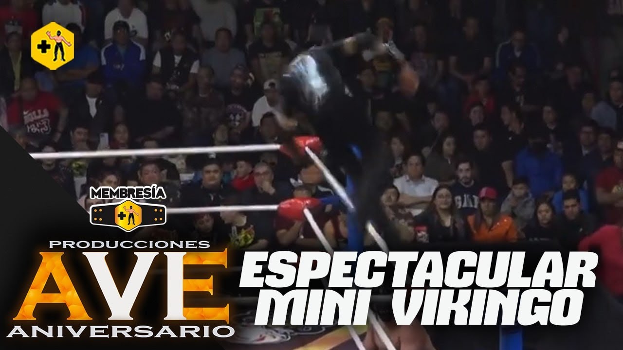 Espectacular ataque de Mini Vikingo desde la tercera cuerda | # ...