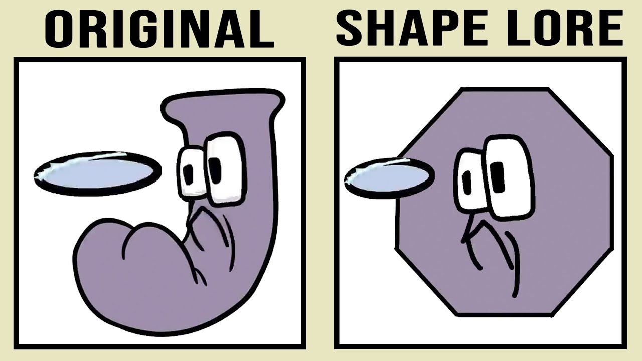 Alphabet Lore vs Shape Lore (by Breadoly) Comparison #1 - YouTube