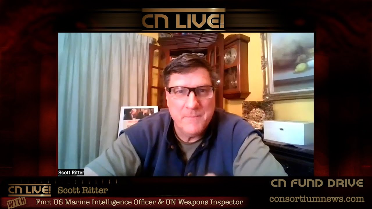 Scott Ritter calls for Consortium News funding - YouTube