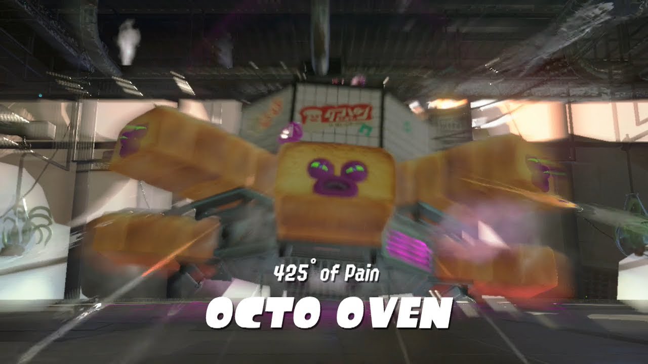 Splatoon 2: Hero Mode: Boss 1: Industrial Toast (Vs. Octo Oven) - YouTube