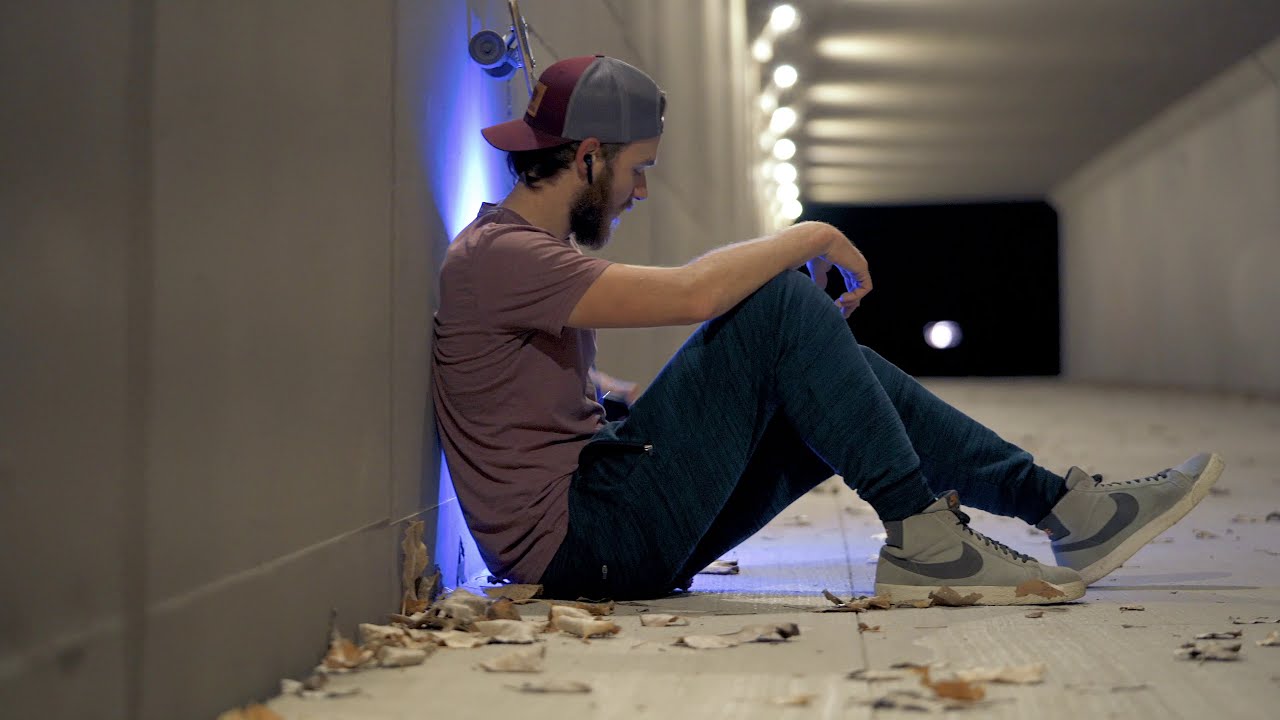 Longboarding at night in Portland MI - YouTube