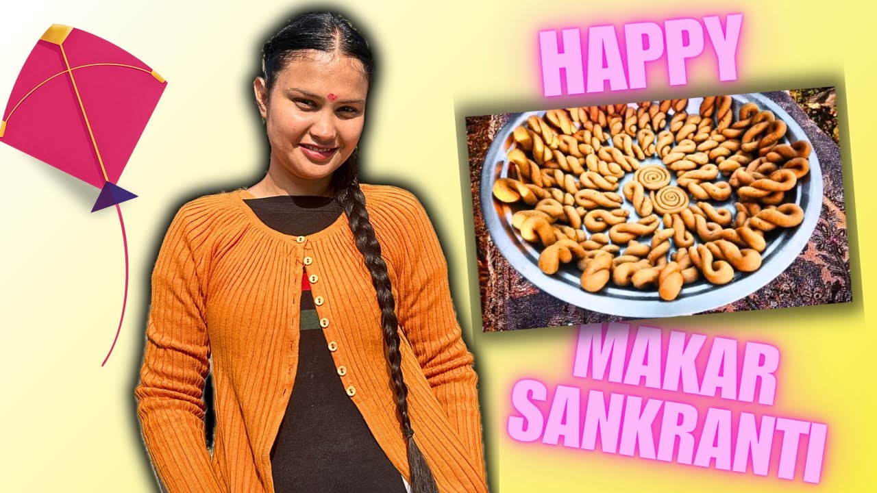 Happy Makar Sankranti 🙏🏻 ll Aunty Ji ne bnaye ghughuti 😋 - YouTube