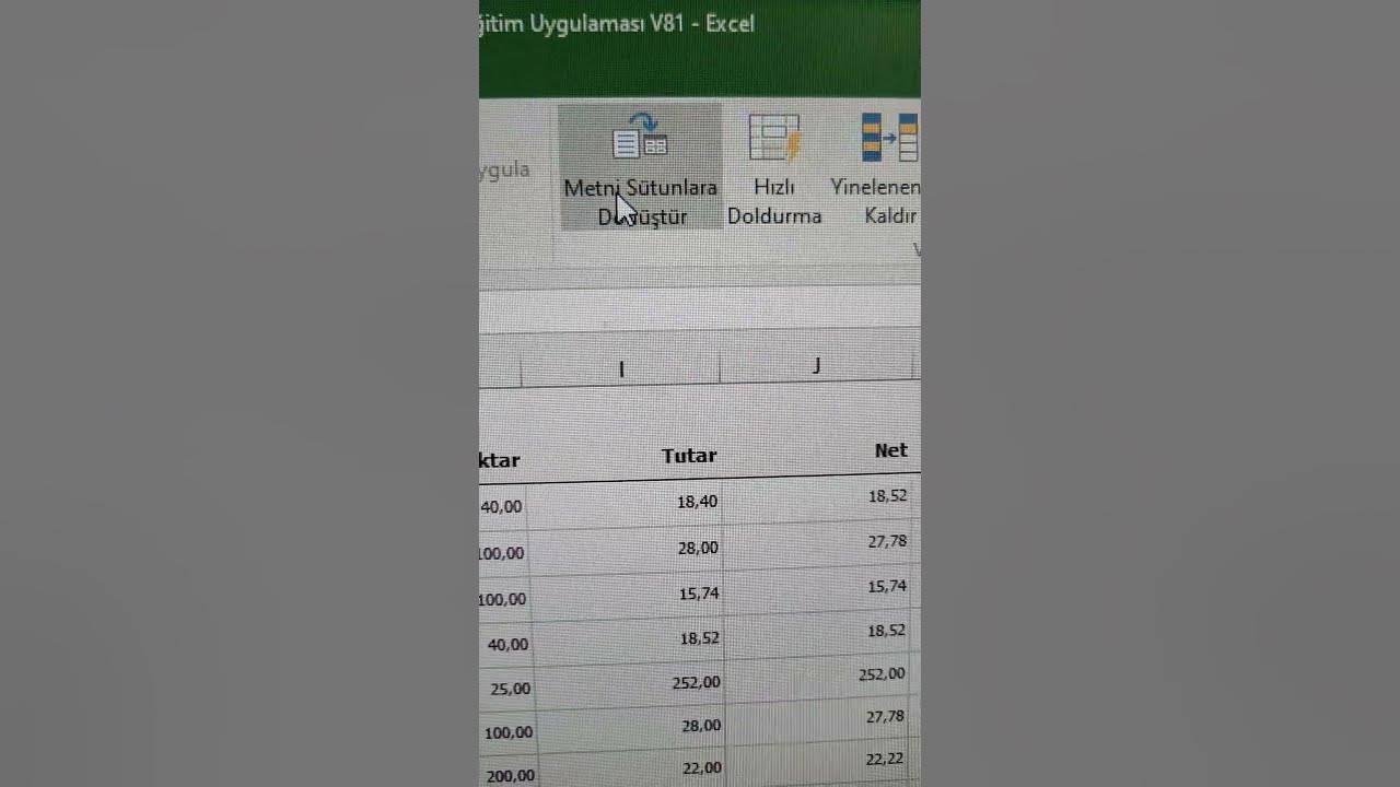 Excel Tarih Ve Saati Nasıl Ayırırız Excel Excelvideo Excelogren Ileriexcel Youtube