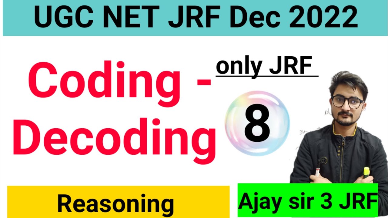 Coding - Decoding For NET JRF By Ajay Sir - YouTube