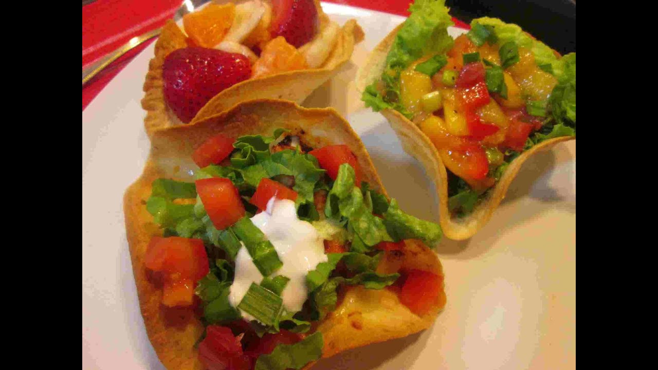 The Cutest Mexican Tostada Cups ~ Cinco de Mayo Recipe - YouTube