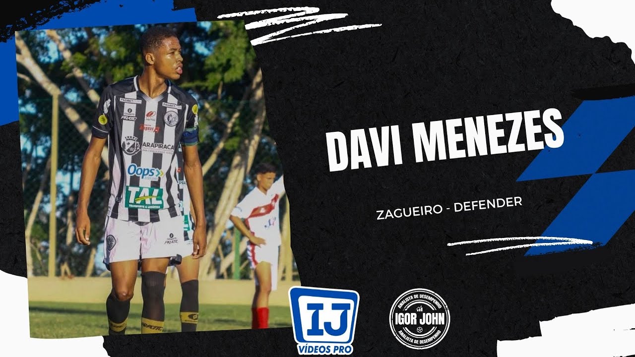DAVI MENEZES - ZAGUEIRO / DEFENDER - 2023 - YouTube