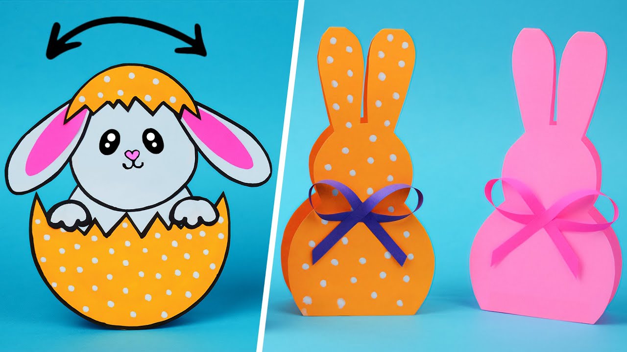 3 DIY Paper Craft Ideas for Easter | Tutorial - YouTube