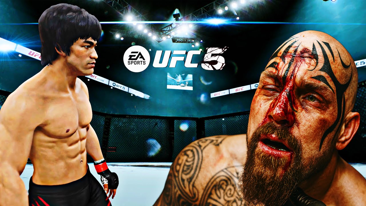 ⚡🐉 Bruce Lee vs Norse Evil 👹⚔️🔥 (EA SPORTS UFC 5) (MR. JOJO X BRUCE LEE ...
