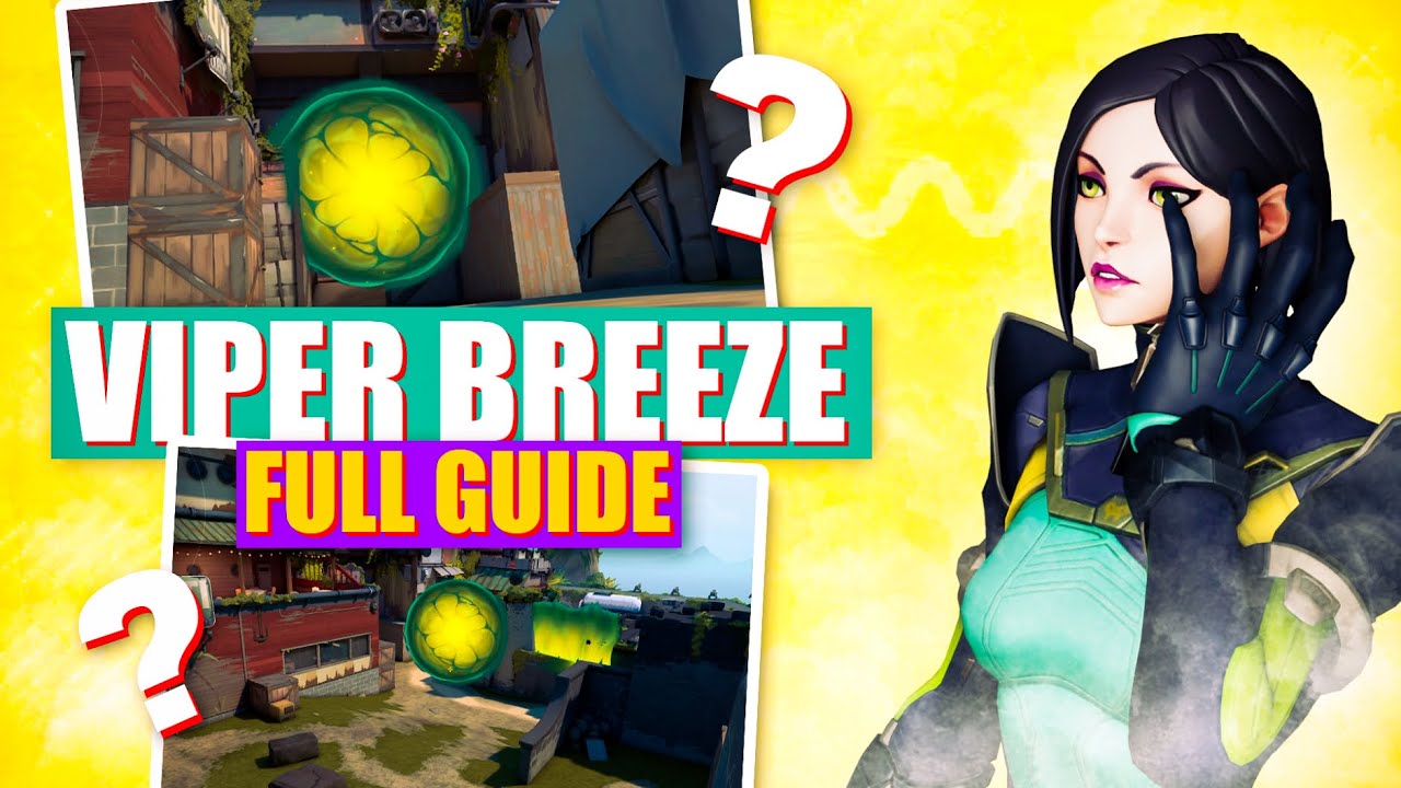 Top 6 New Viper Lineups Breeze Full Setup 2024 - VALORANT - YouTube