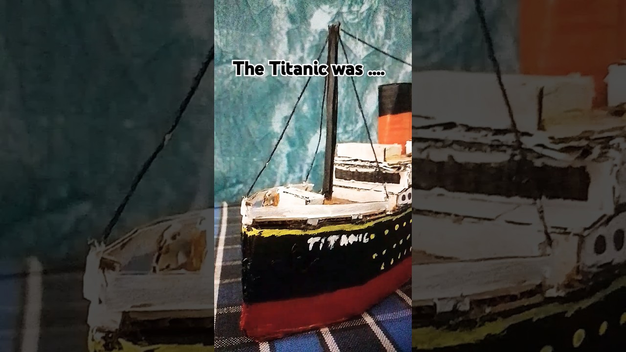 How to make titanic ship 🚢 - YouTube