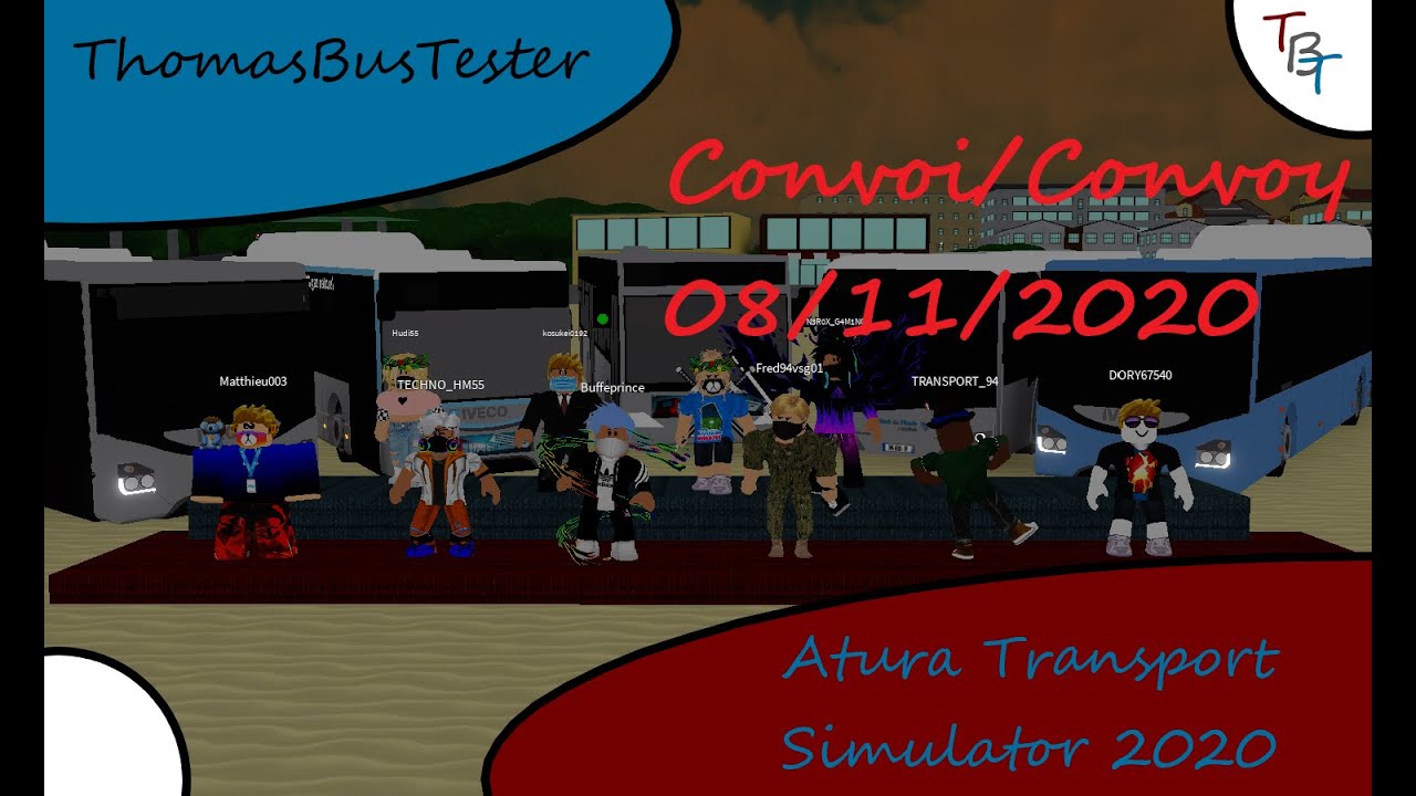 Roblox Atura Transport Simulator 2020 - Convoy - 08.11.2020 - [Time ...