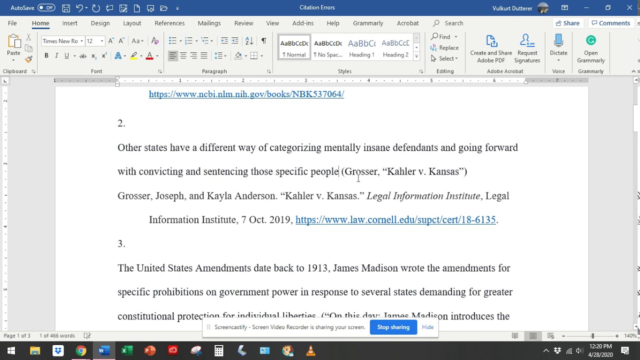 Citation Errors - Part 1 - YouTube