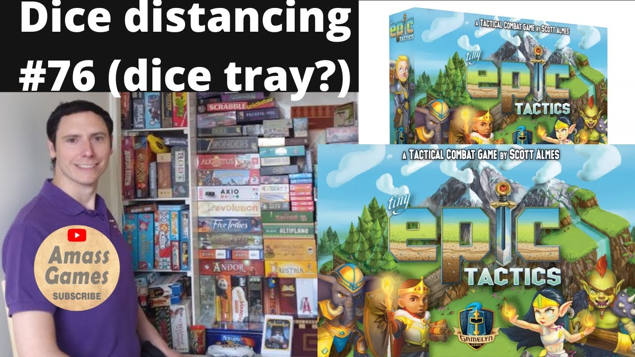 Tiny Epic Tactics deluxe edition dice distancing #76 AmassGames 4k #boardgame #games #tabletop # ...